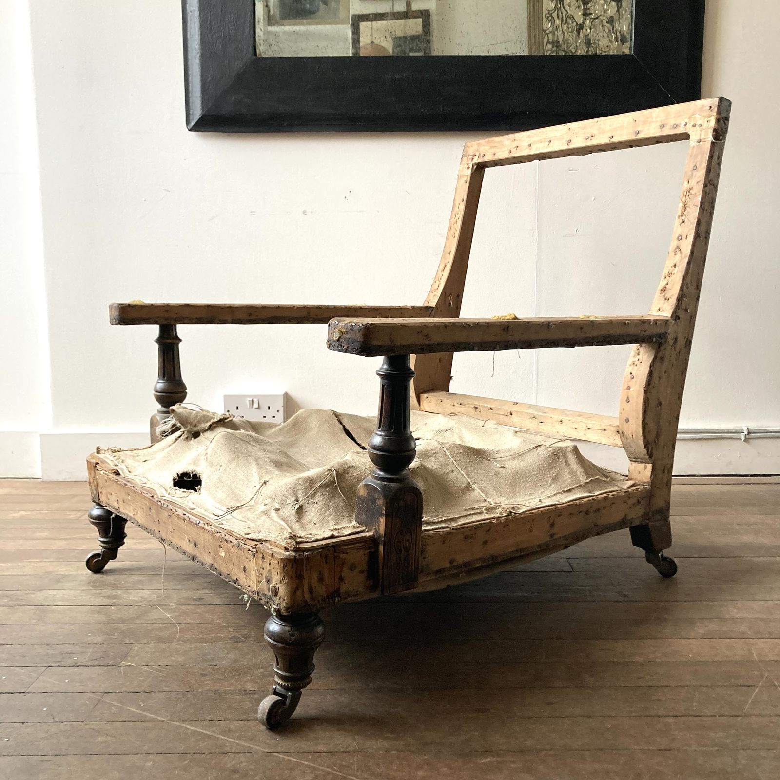Deep Seated Armchair Frame › James Iles Antiques