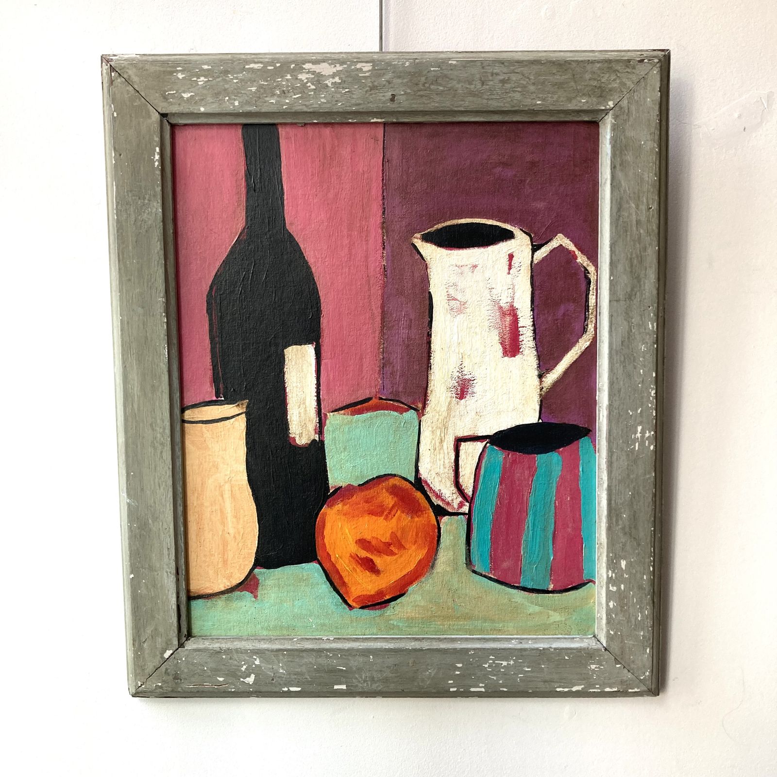 Wine Jugs and Peach Painting › James Iles Antiques
