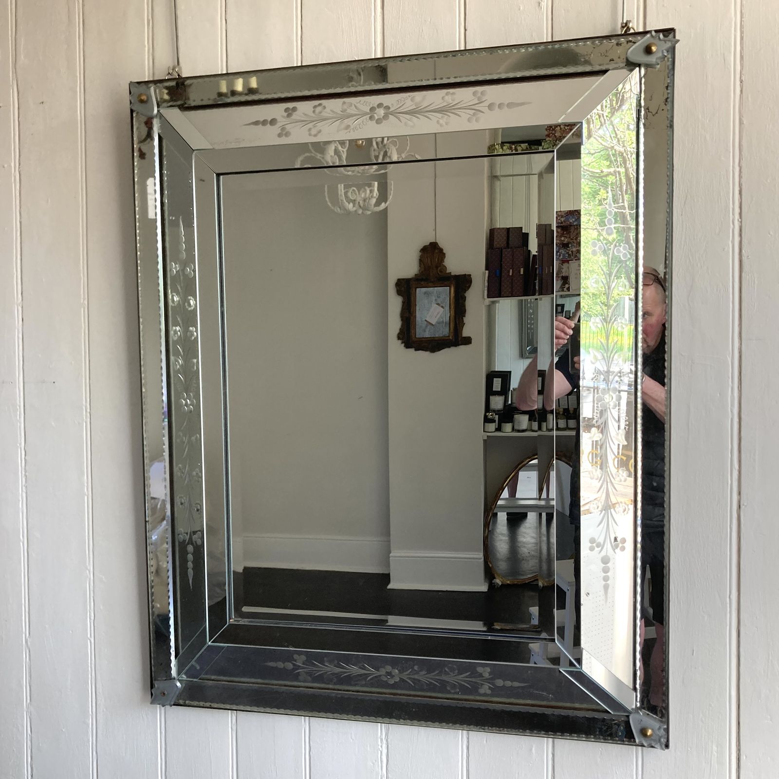 Venetian Cushion Mirror › James Iles Antiques