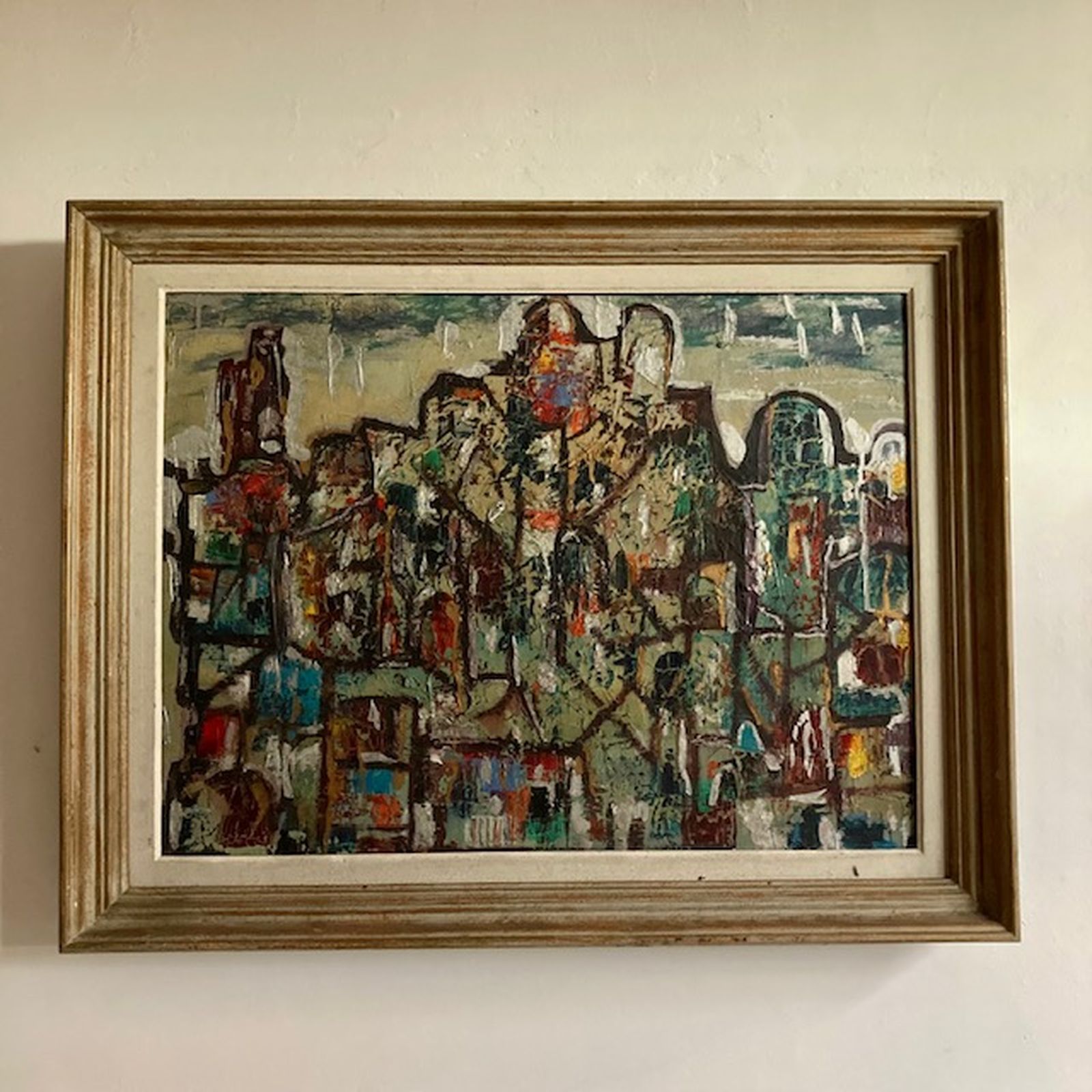 1950's Abstract Painting › James Iles Antiques