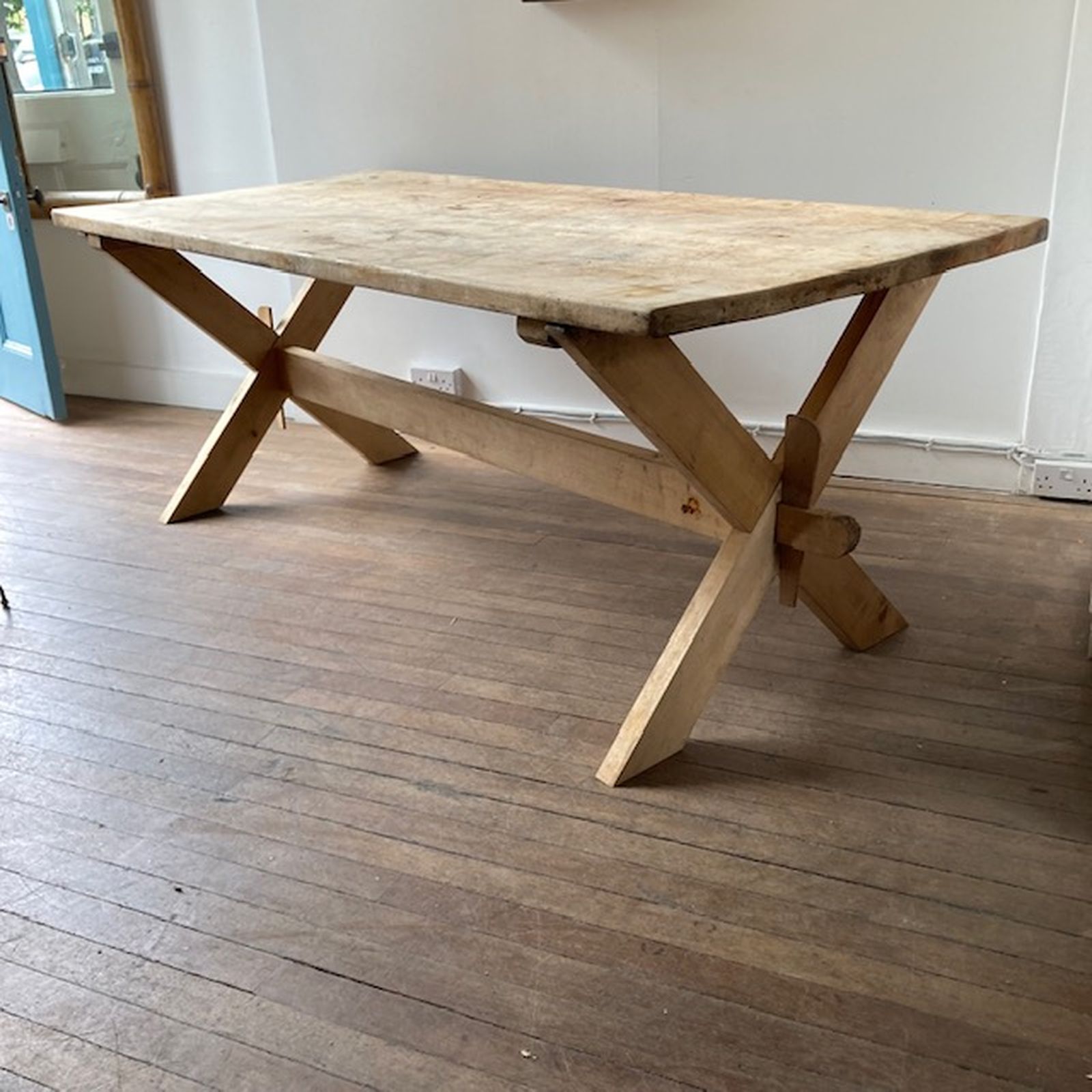 X Frame Trestle Table › James Iles Antiques