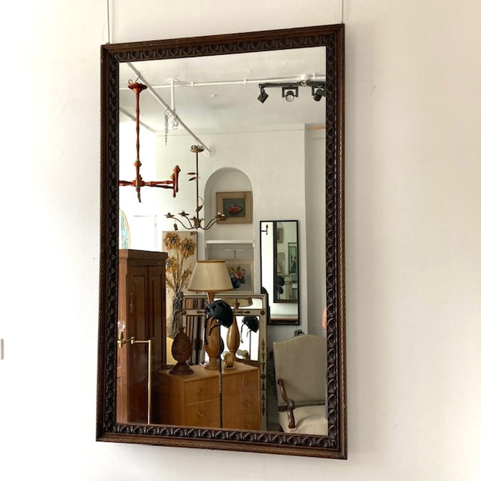 Large Carved Oak Mirror › James Iles Antiques