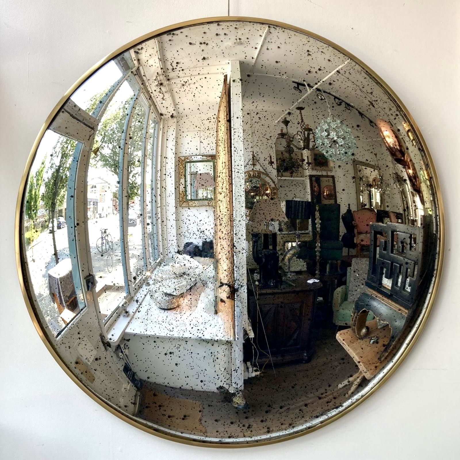 Large Convex Mirror › James Iles Antiques